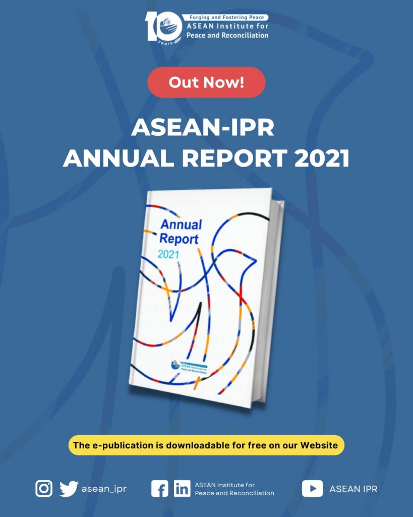 ASEAN-IPR Annual Report 2021 is now available for download! - ASEAN ...
